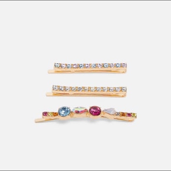 Zara | Accessories | Zara Sparkling Hair Clips | Poshmark